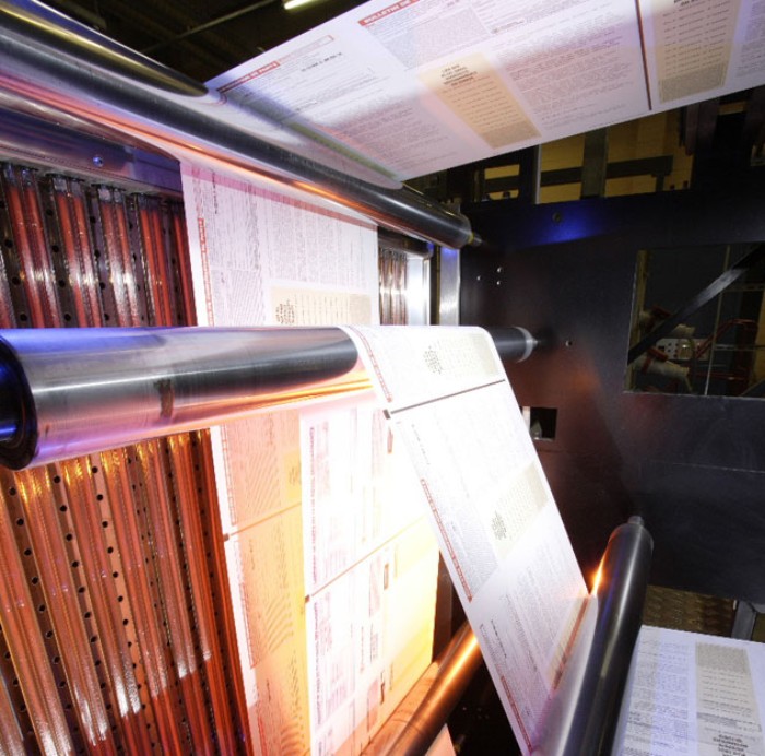 IR drying UV curing for printing press users