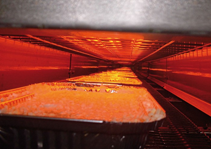 Infrarrojos para el procesamiento de alimentos