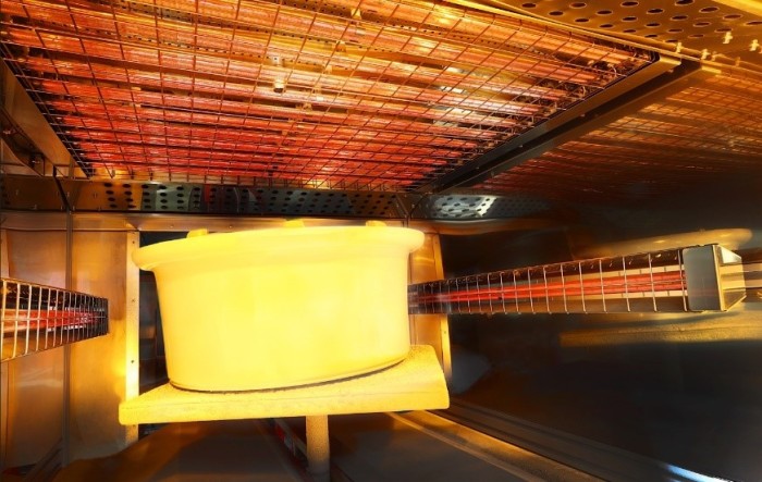 Infrared heat for metal processing